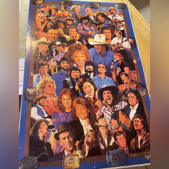 Art | History Of Country Music And Western Stars Poster | Poshmark